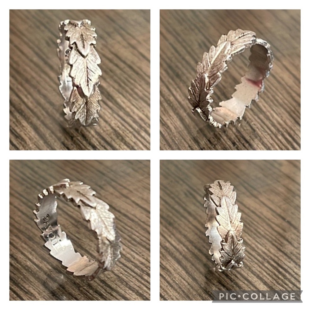 Vintage Avon 1979 Laurel Leaf Ring, Silver-Tone, Appr… - Gem